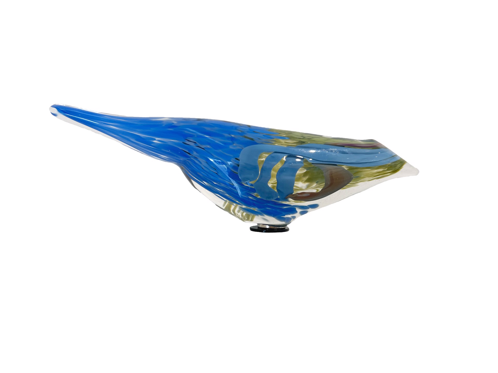 Hot Formed Bird, Blue Chartreuse by David Jacobson | Maine Art Hill
