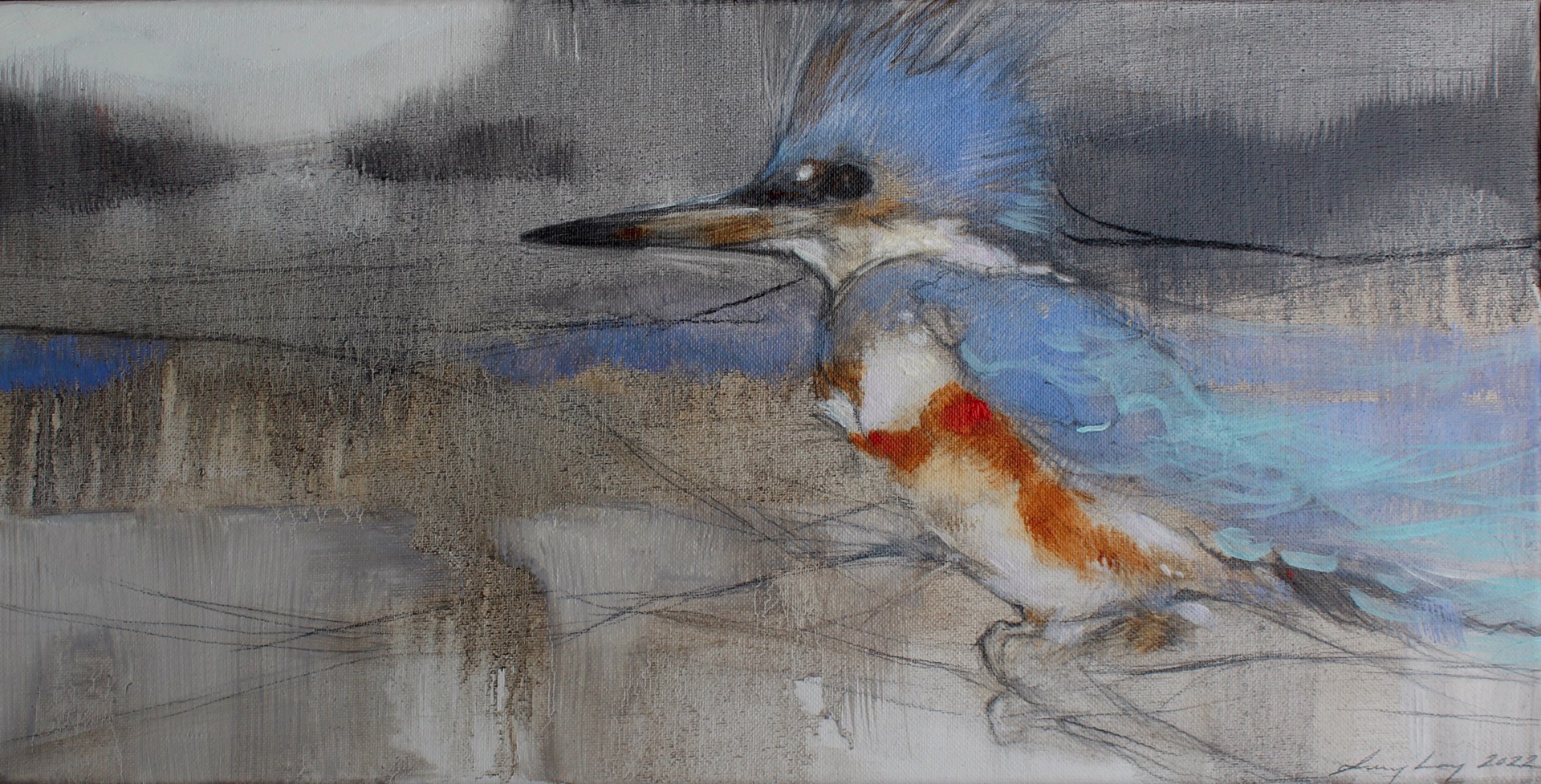 KINGFISHER by Amy Lay | Montana Trails Gallery
