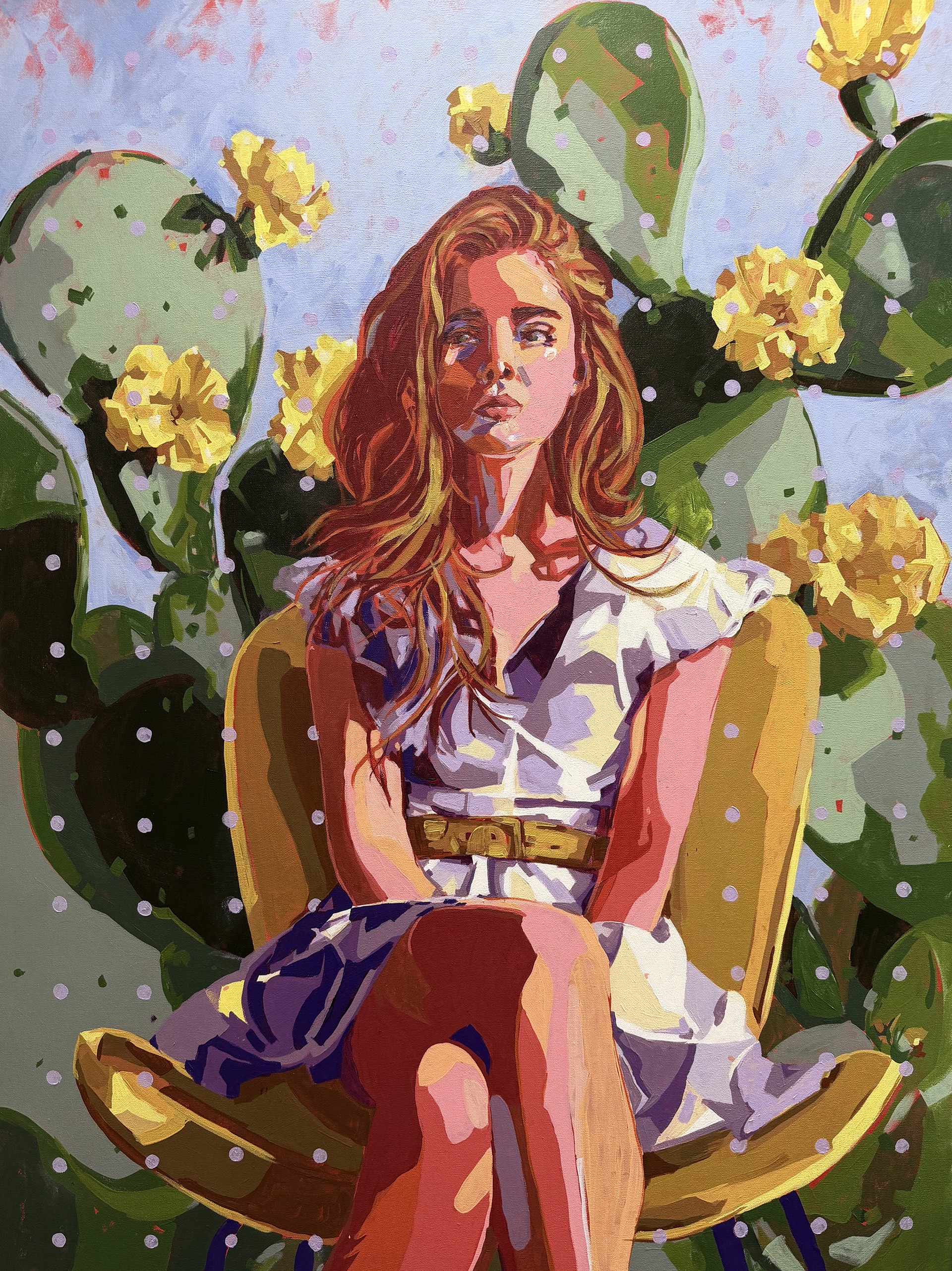 They just talk about the weather. by B Shawn Cox | Davis Gallery