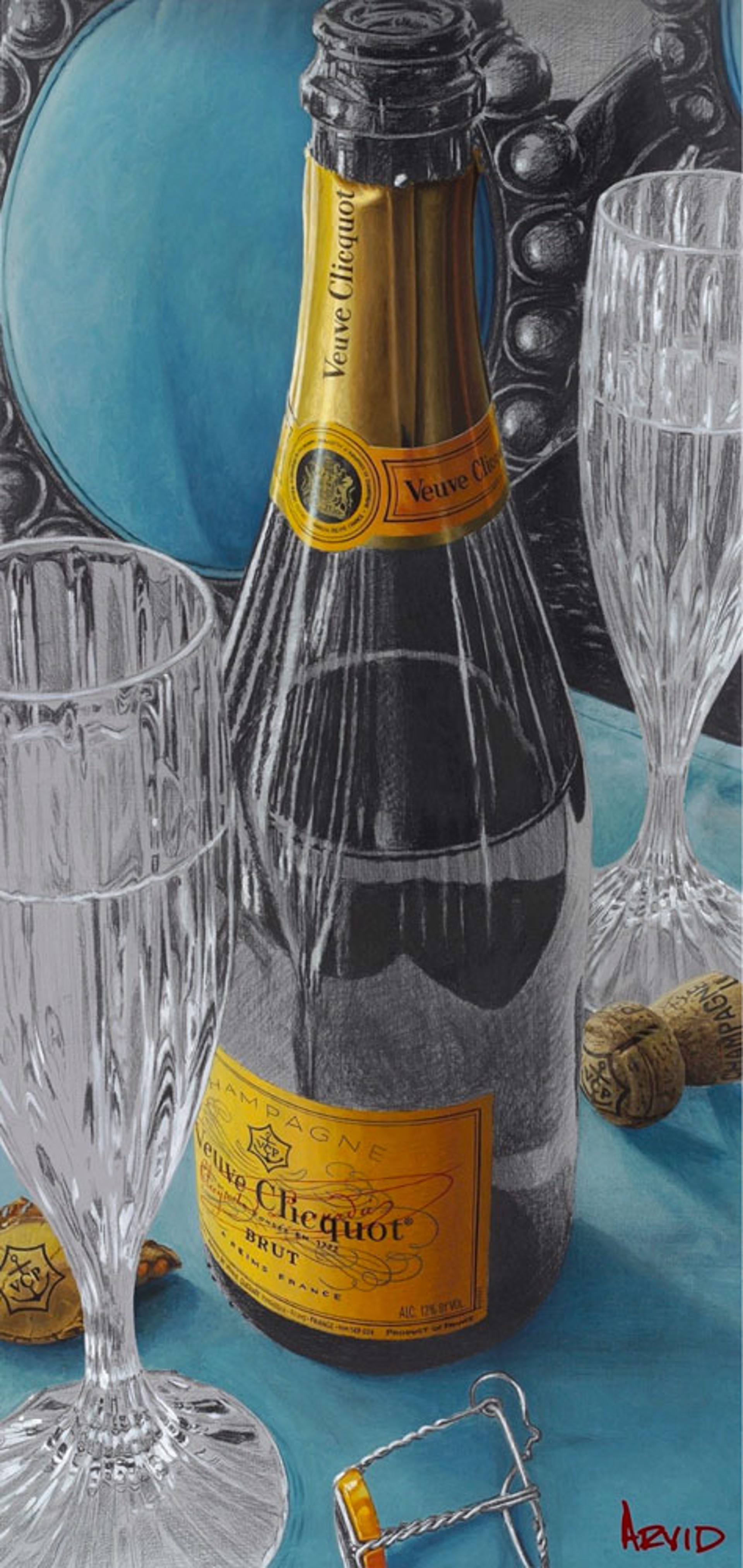 Navigating the Bubbly - LE by Thomas Arvid | Art Leaders Gallery