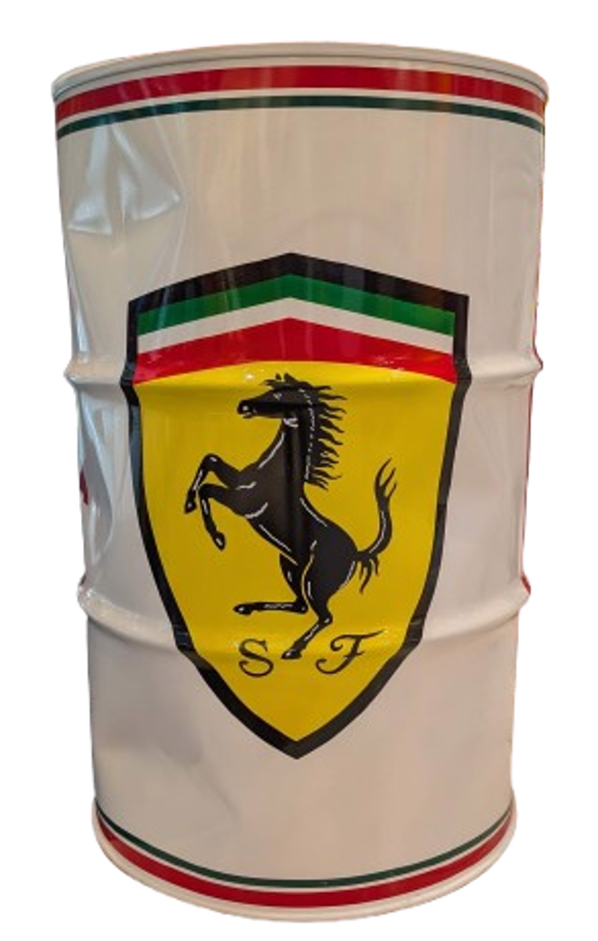 "White Ferrari Barrel" by Brand Logo Barrels by Efi Mashiah | Elena ...