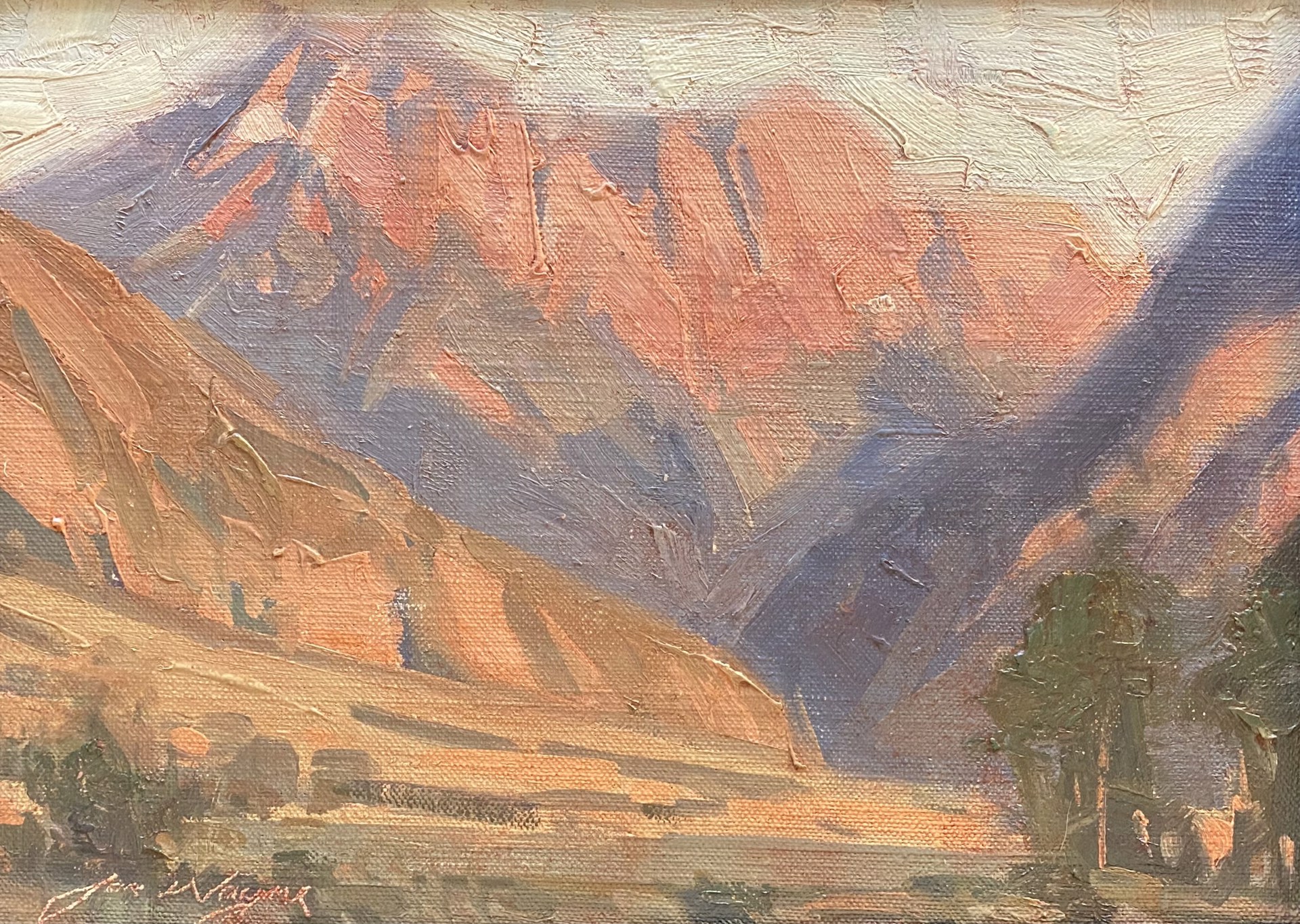 EVENING GLOW by Joe Wayne | Montana Trails Gallery