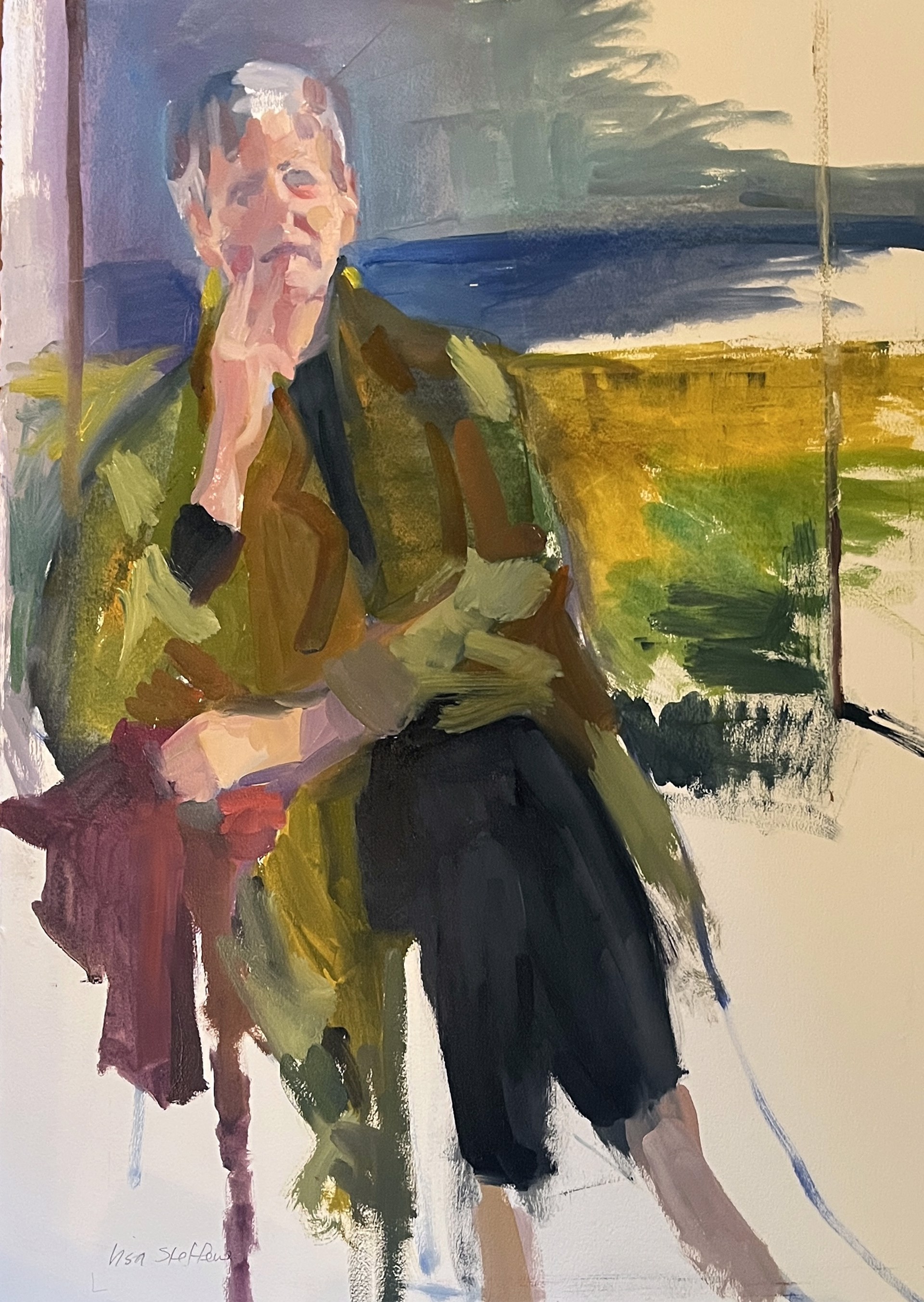 Lady by the Sea by Lisa Steffens | Red House Gallery & Studios