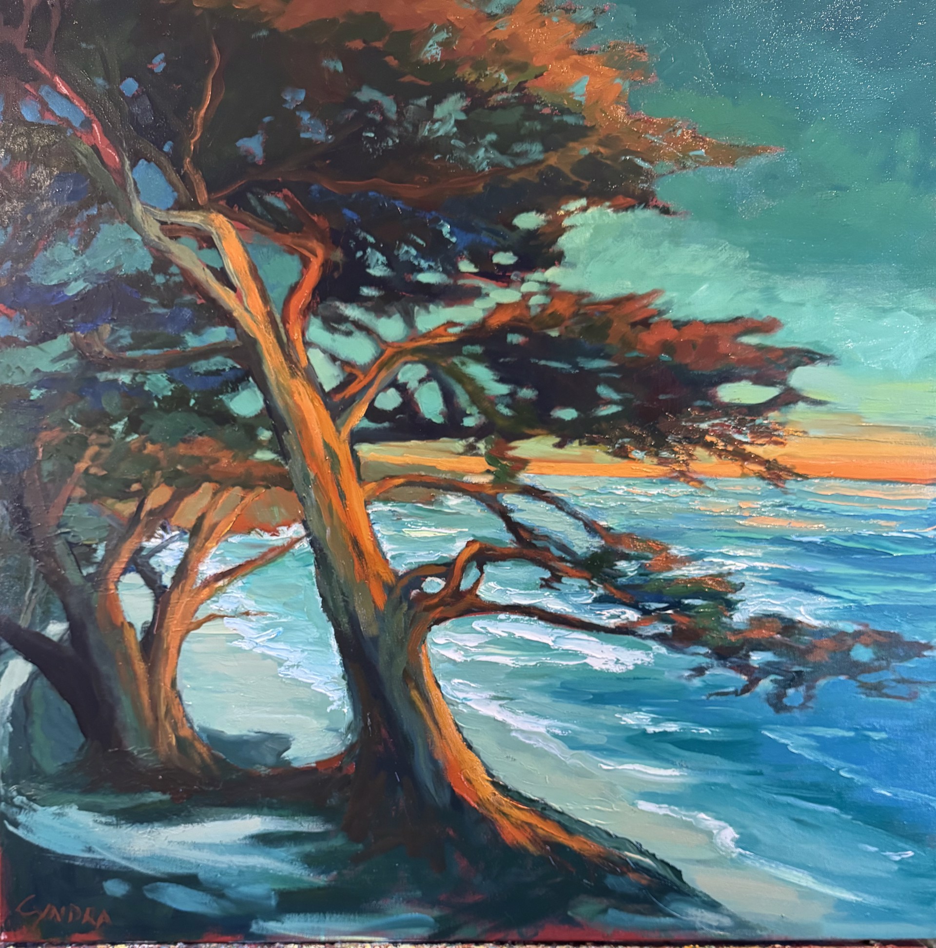 Golden Hour by Cyndra Bradford | Carmel Art Association