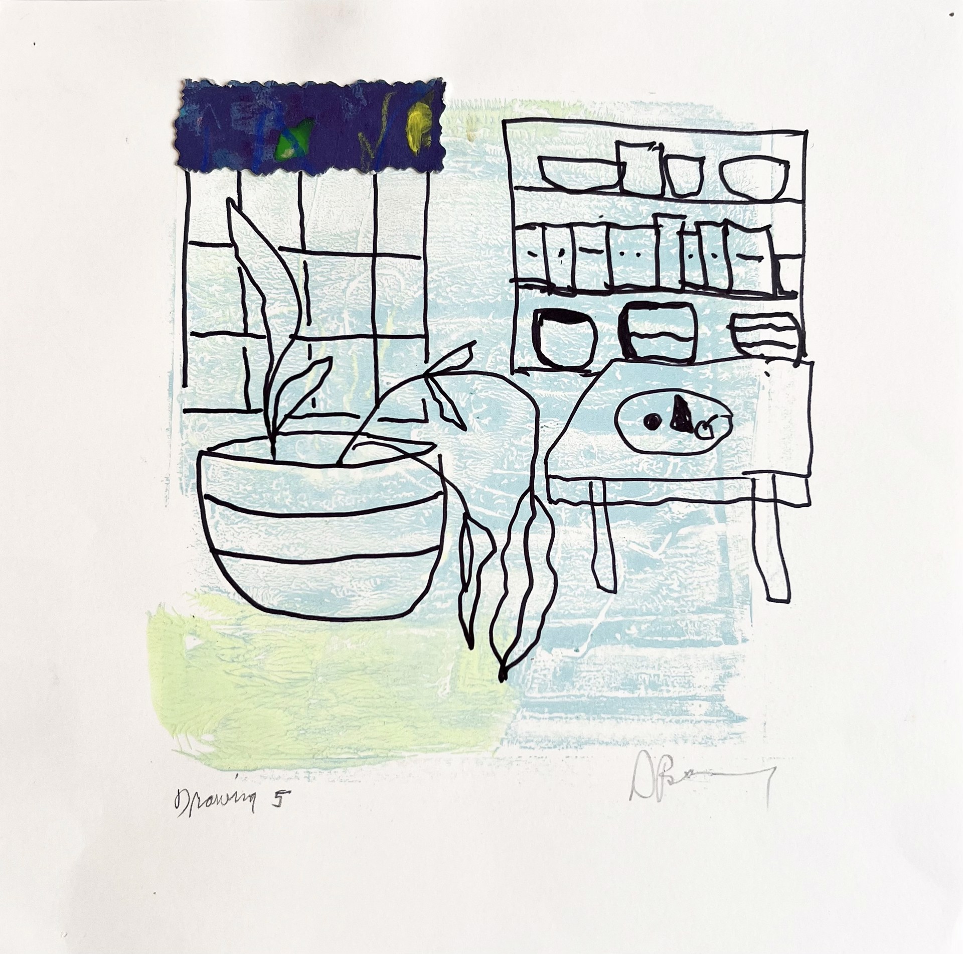 Drawing 5 by SALLY BOWRING | Quirk Gallery