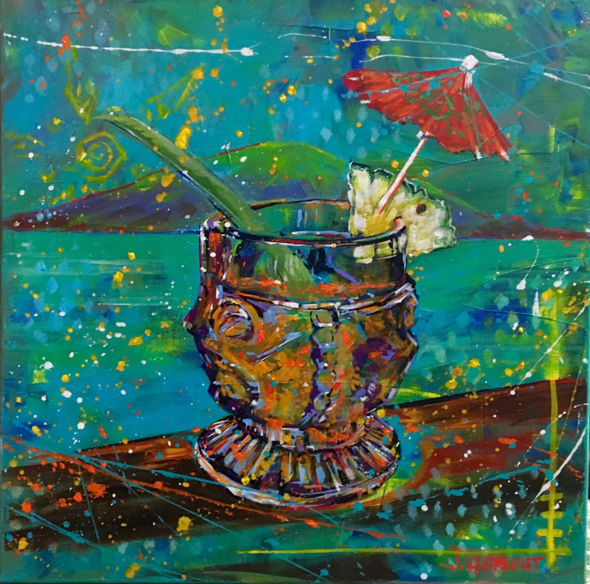 Mai Tai Time by Jeff Albrecht | Bill Wyland Galleries Lahaina LLC