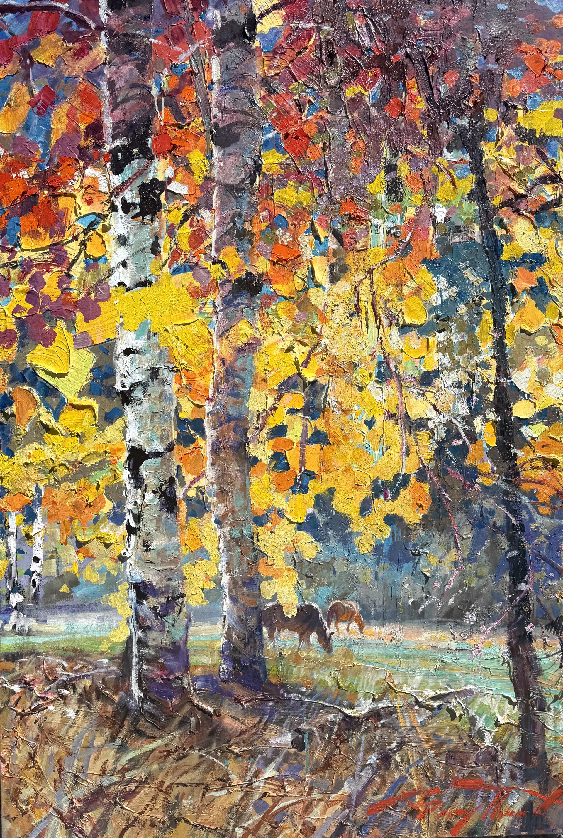 Golden Pillar by Barry Thomas | CANYON ROAD CONTEMPORARY ART