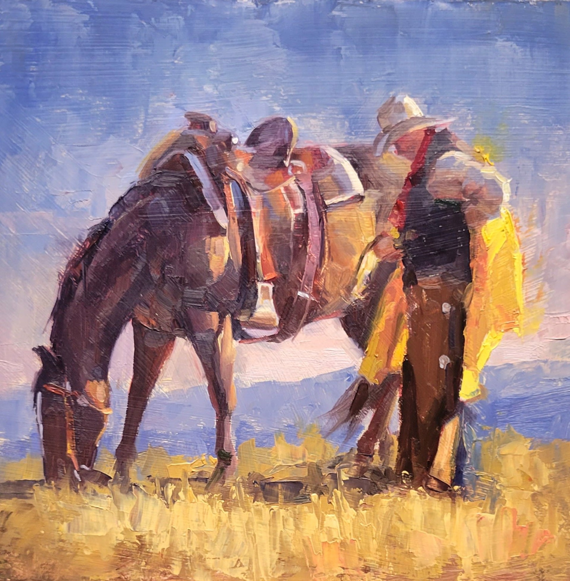 THE PIT STOP by Rick Kennington | Montana Trails Gallery