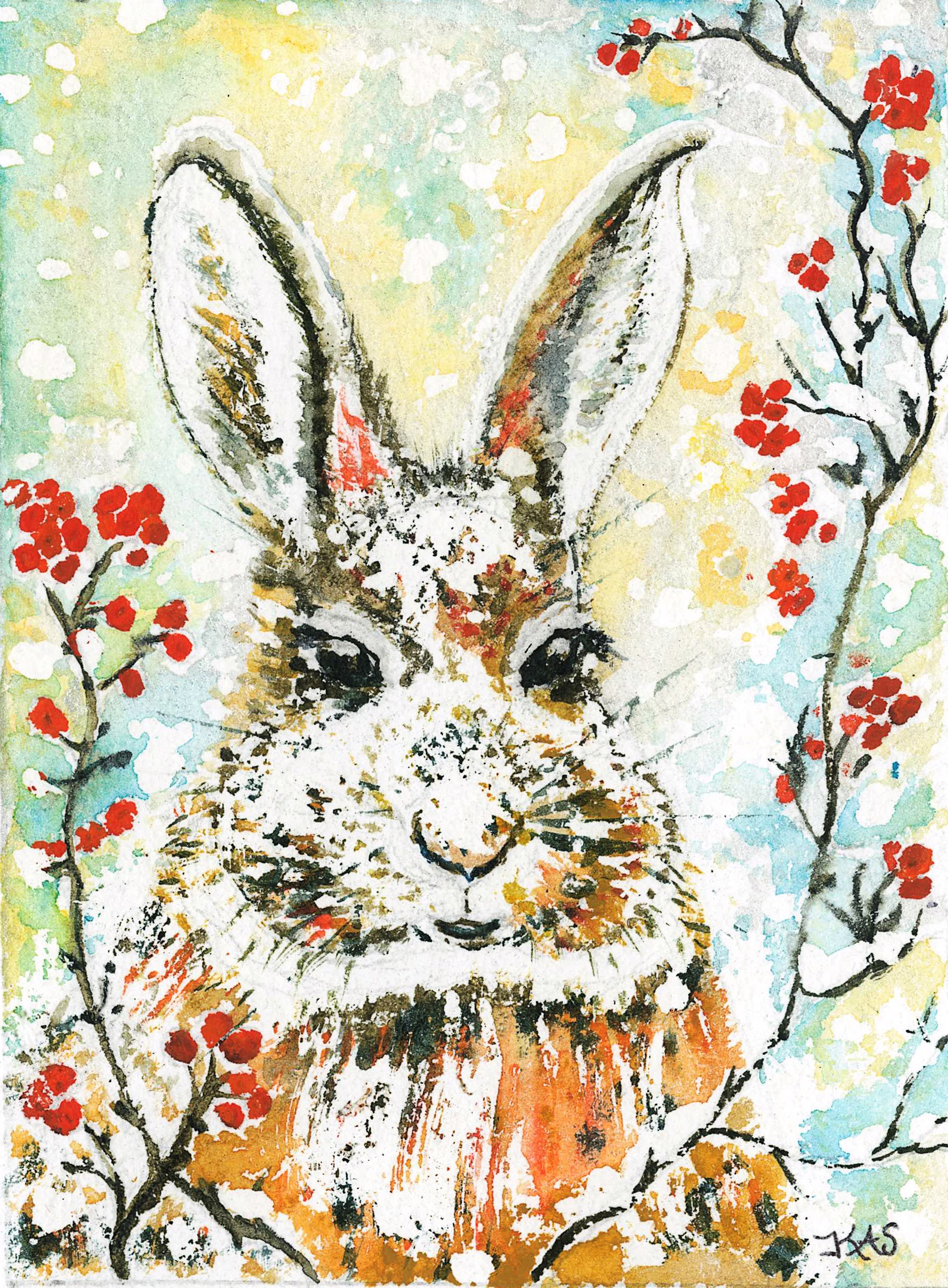 Delilah the Rabbit by Kare A. Strong | Red House Gallery & Studios