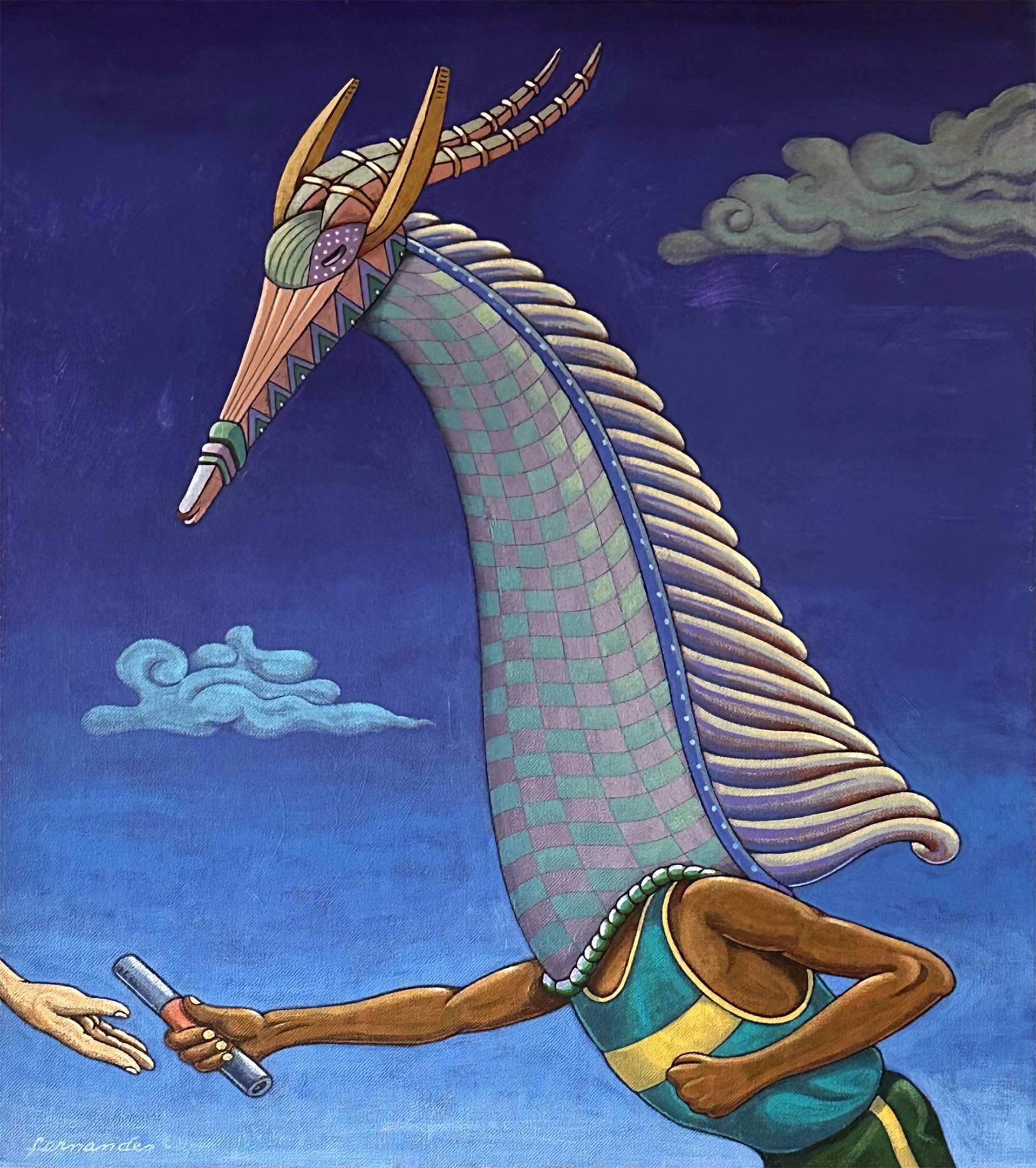 The Athlete by Henry Fernandes | Colborne Street Gallery