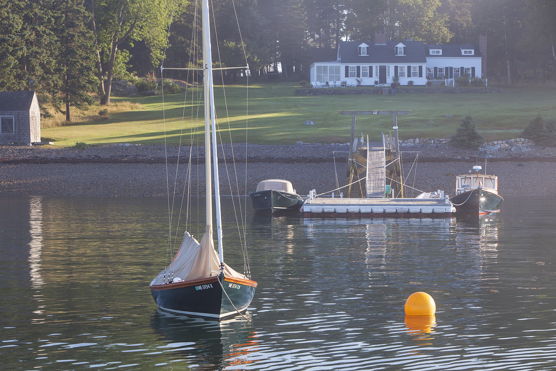 Her Mooring by Peter Ralston | Ralston Gallery