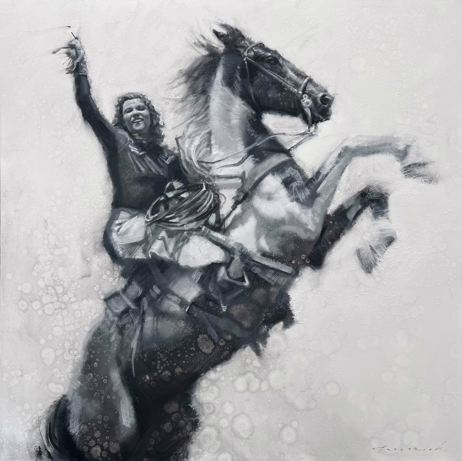 GIDDY UP by David Frederick Riley | Montana Trails Gallery