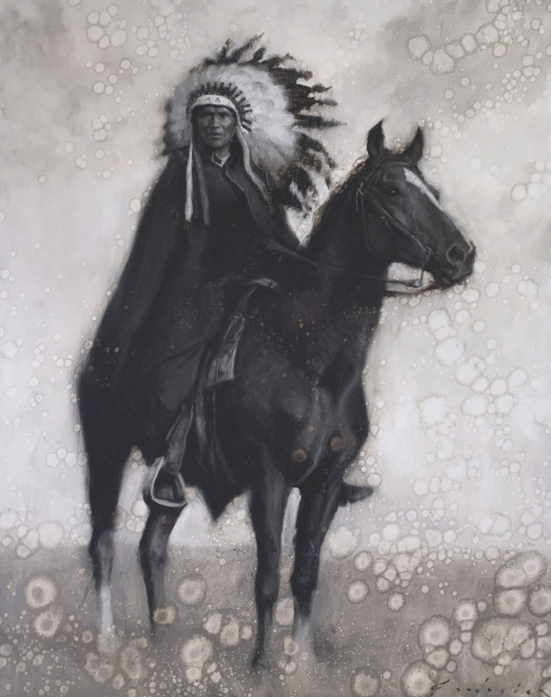 PRAIRIE CHIEF by David Frederick Riley | Montana Trails Gallery