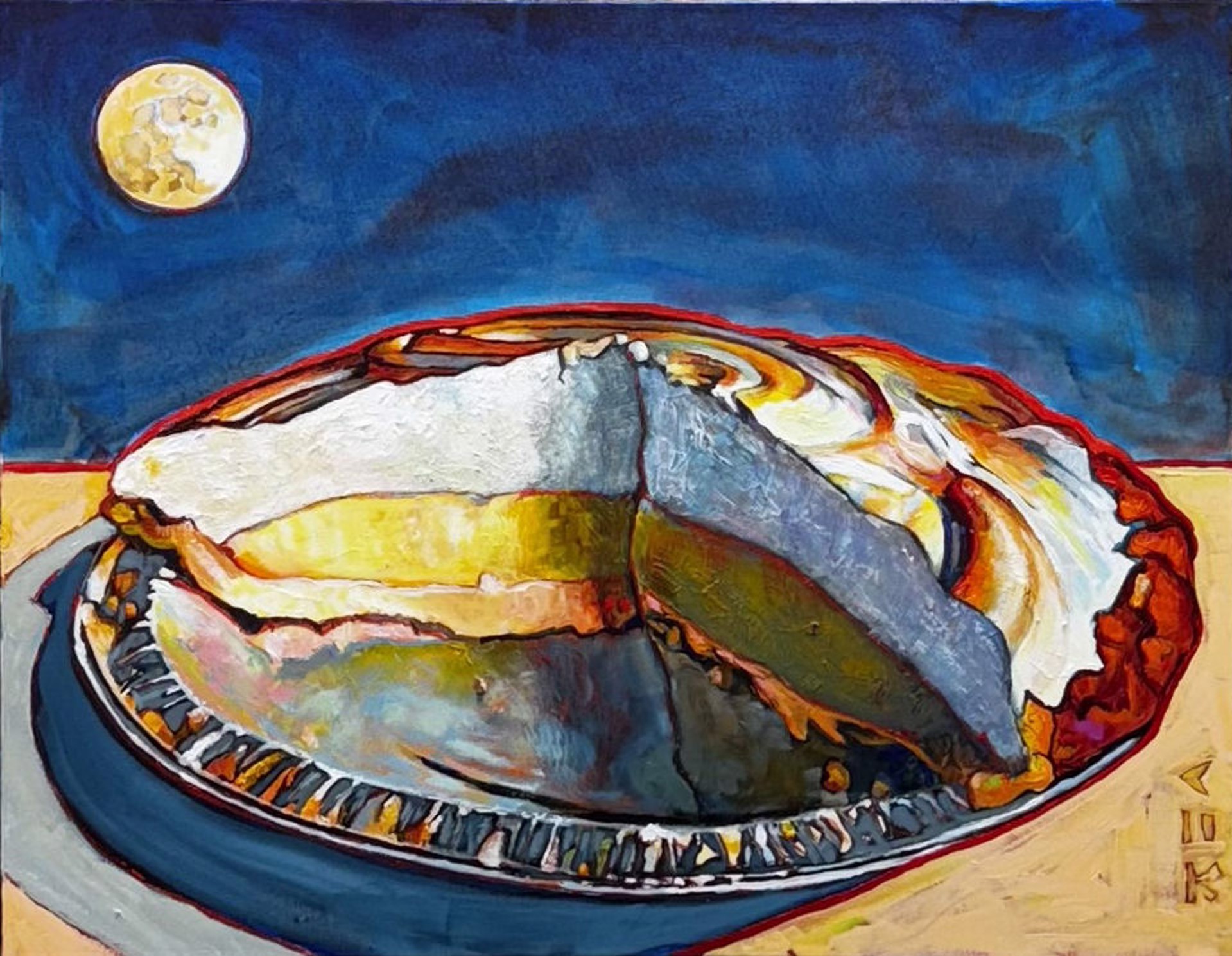 Moon Pie by Chuck Hamilton | Art on the Square Gallery
