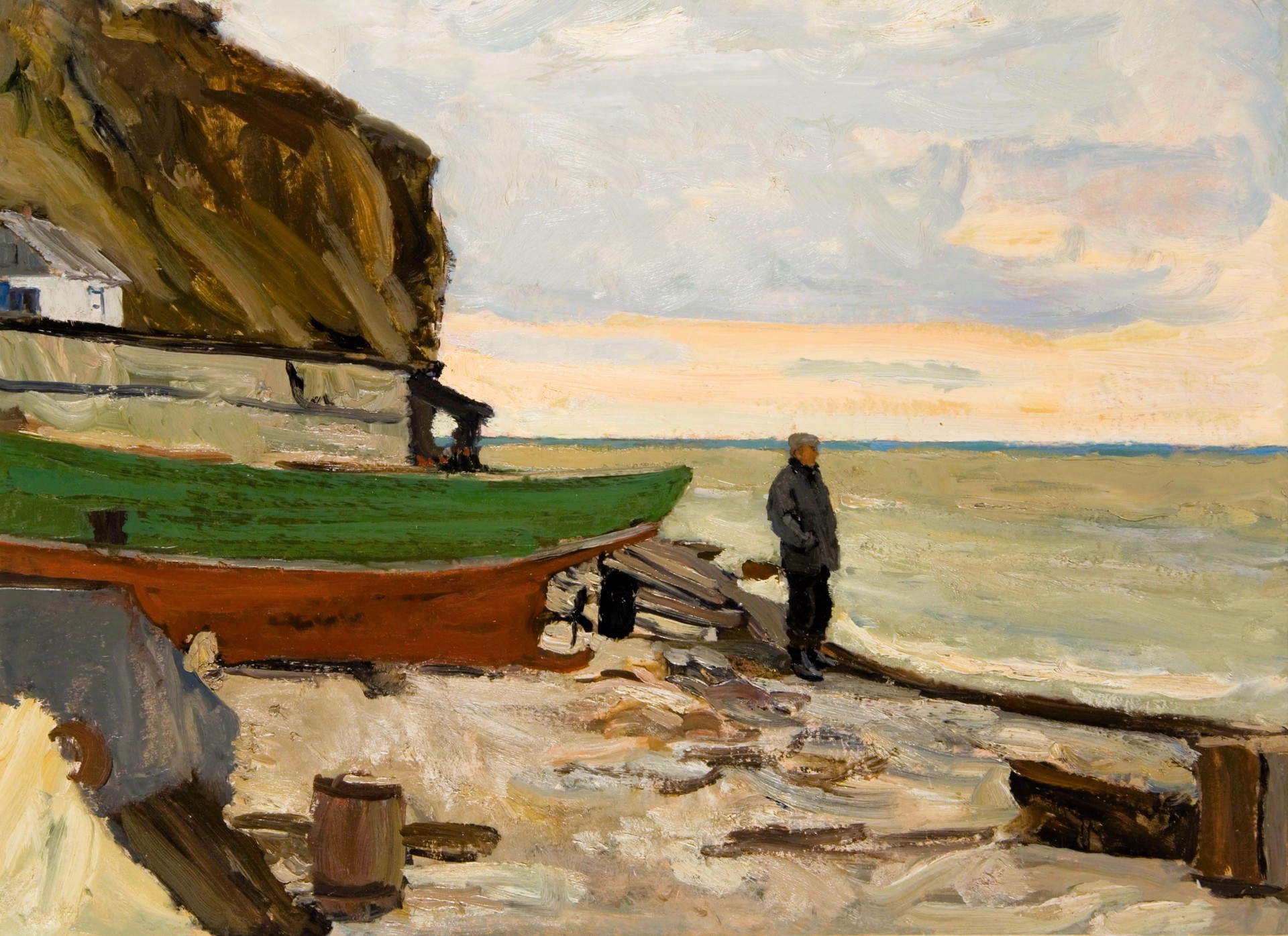 "Green Boat" by Nechitailo, Vasily Kirillovich | Thomas Kearns ...