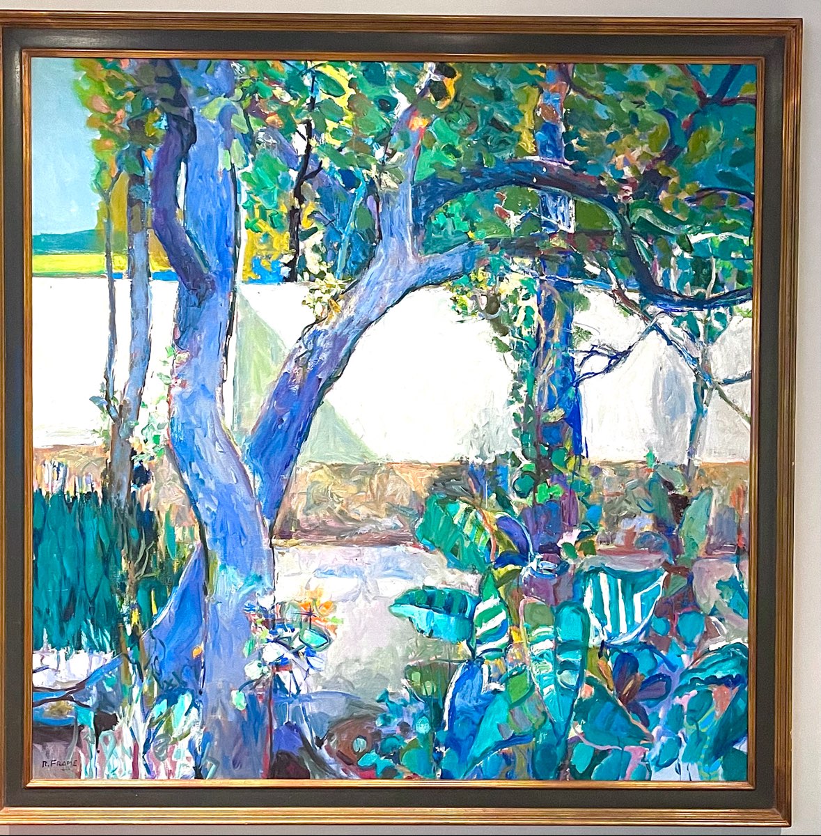 Blue Garden by Robert Aaron Frame | ArtCloud